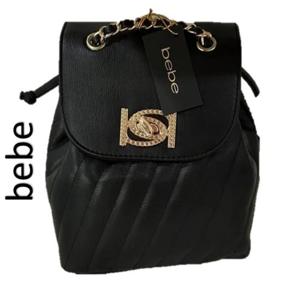 bebe | Bags | Bebe Hera Small Vegan Leather Mini Backpack | Poshmark